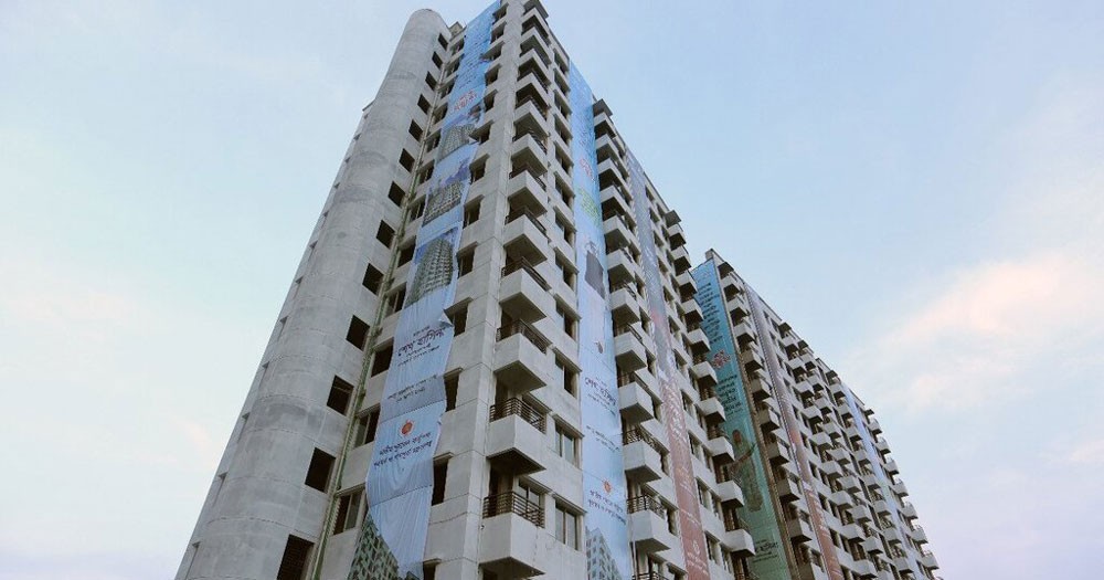 মিরপুরে বস্তিবাসীদের স্বল্প ভাড়াভিত্তিক ফ্ল্যাট